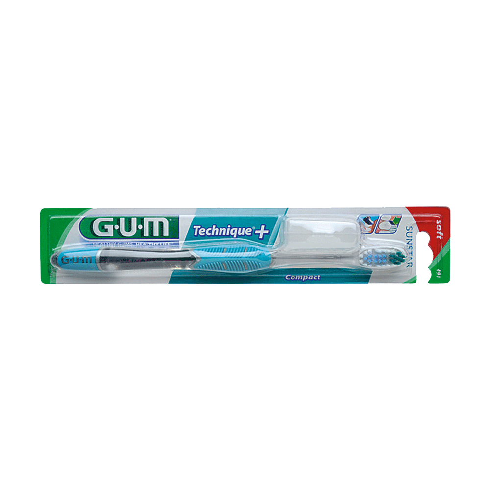 GUM Technique Pro tandborste kompakt medium - Dentalringen