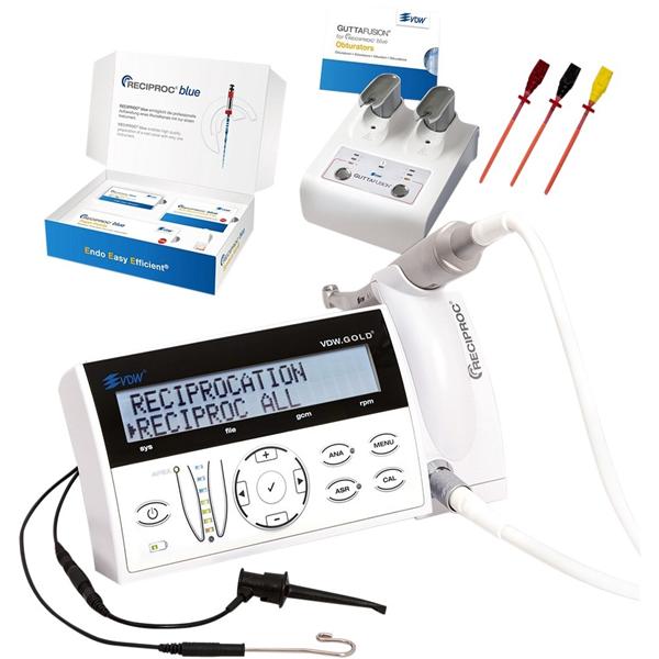 VDW GOLD Reciproc endomotor Shape & Fill Bundle blue - Dentalringen
