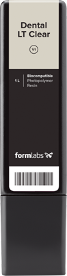 Formlabs Dental LT Clear Resin v1 Cartridge 1L - Dentalringen
