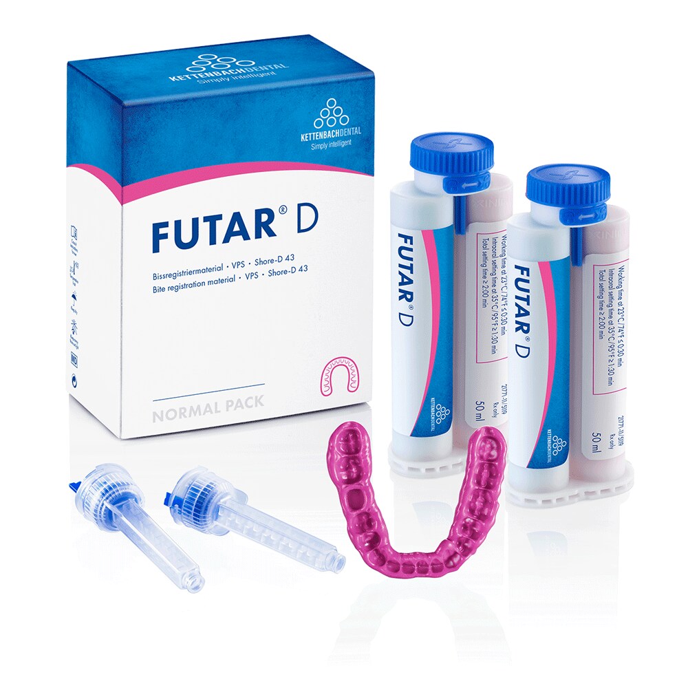 Futar D 2x50ml + 6 blandningspetsar - Dentalringen