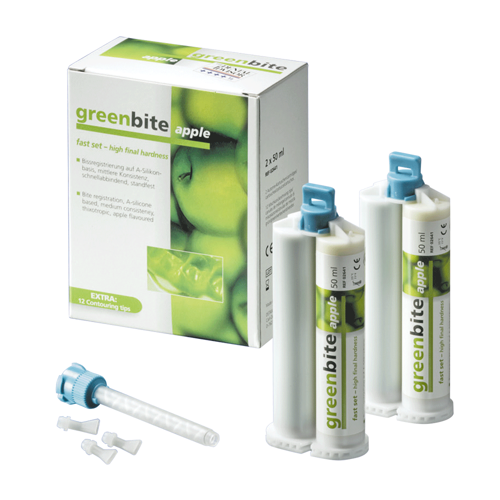 GreenBite Apple 8x50ml +32st blandningsspetsar - Dentalringen