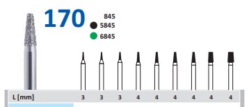 Vst Diamantborr W 170 008 st - Dentalringen