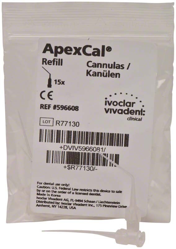 Applikationskanyl Apexcal 15st - Dentalringen