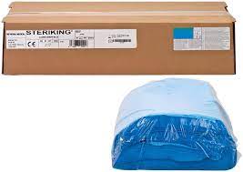 Steriking Crepepapper blått 60x60cm 500st - Dentalringen