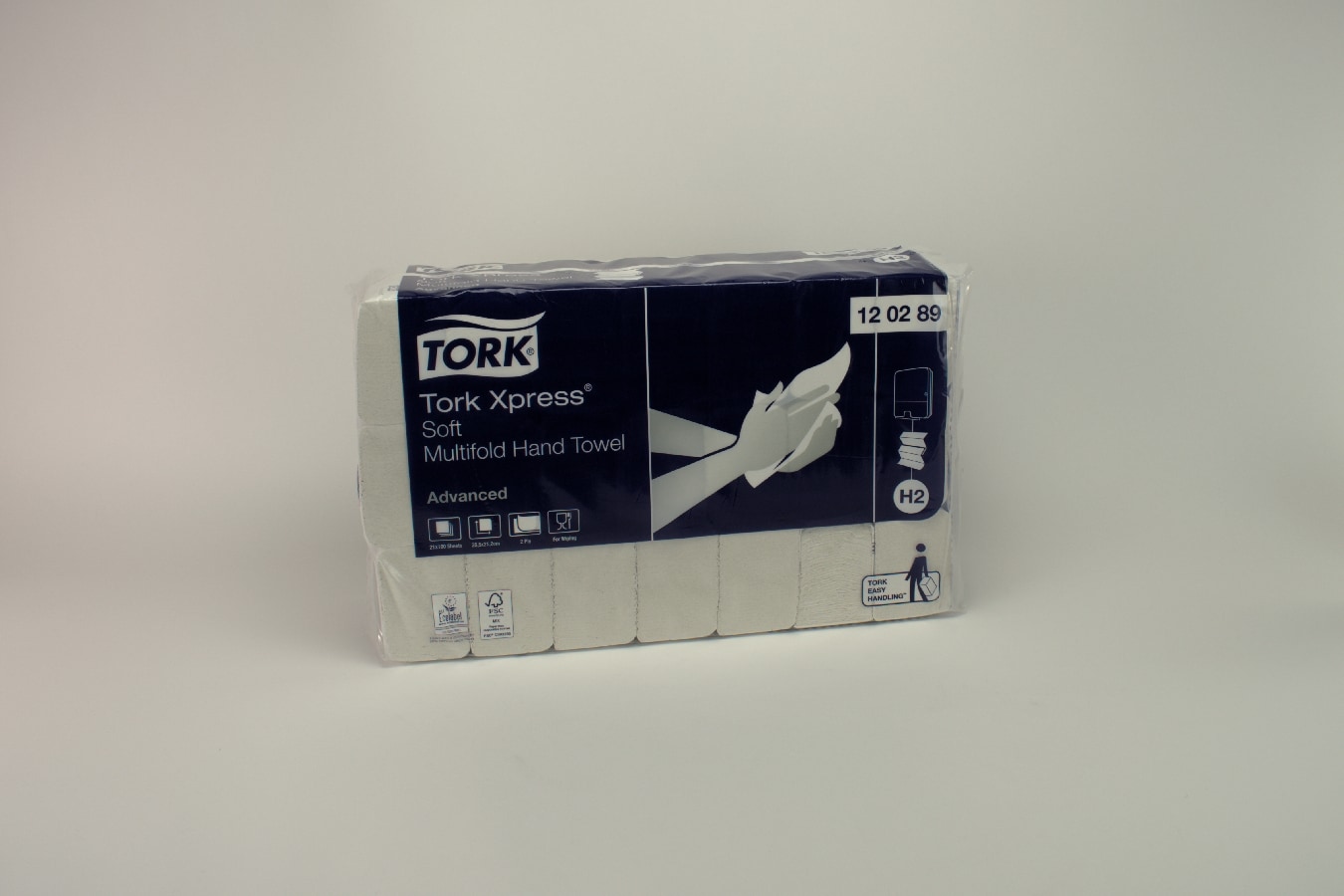 Tork Xpress® H2 Advanced soft Handduk vit 2-lagers 3780st - Dentalringen